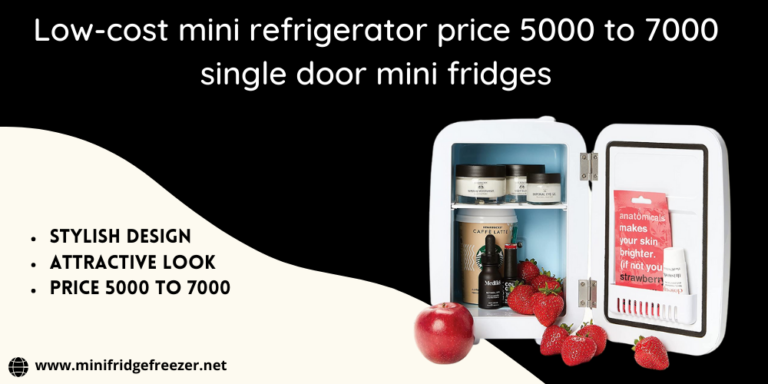Latest mini fridges: Mini Refrigerator Price Below 6000 In India
